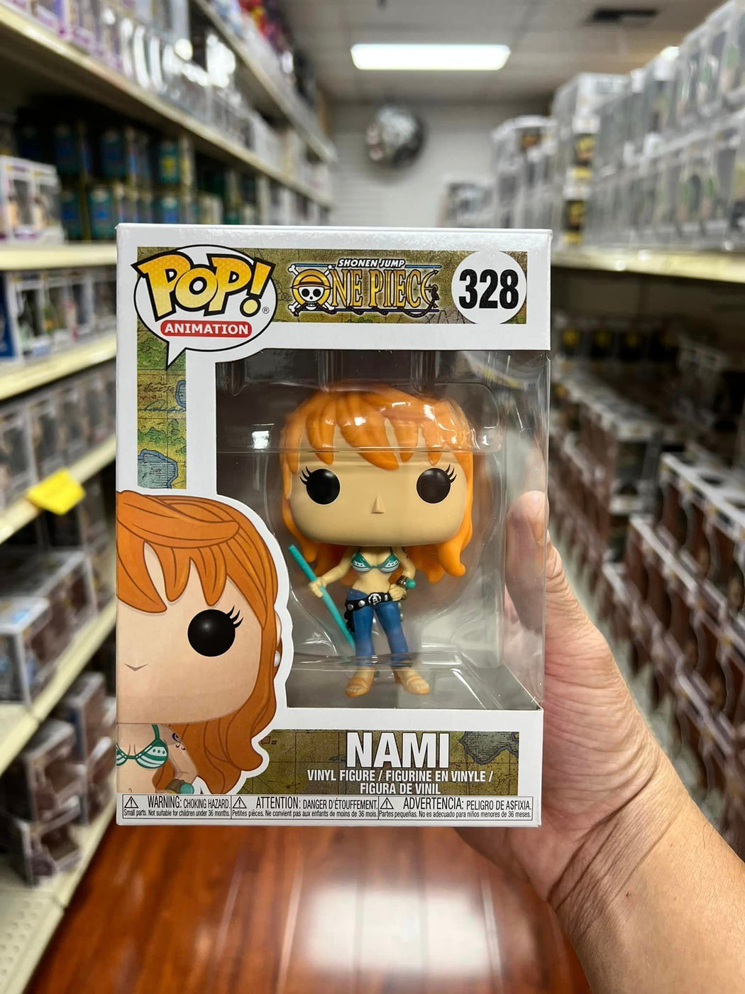 Funko Pop! Animation: One Piece Wave 2 - Nami Vinyl Figure #328 ...