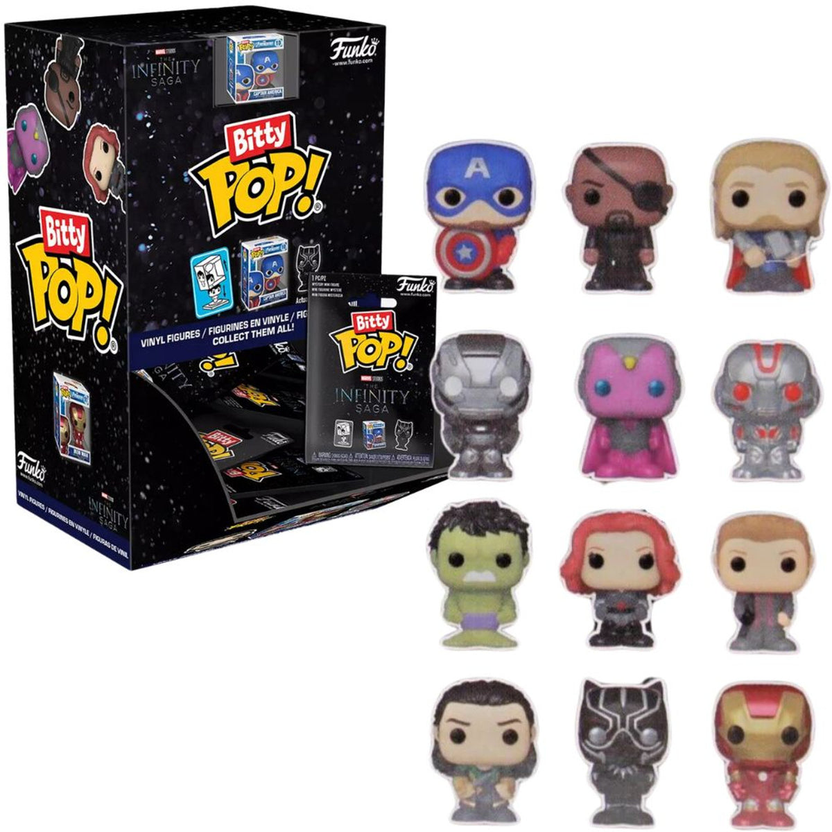 Funko Pop! ITTY BITTY POP - Marvel Avengers The Infinity Saga MYSTERY ...