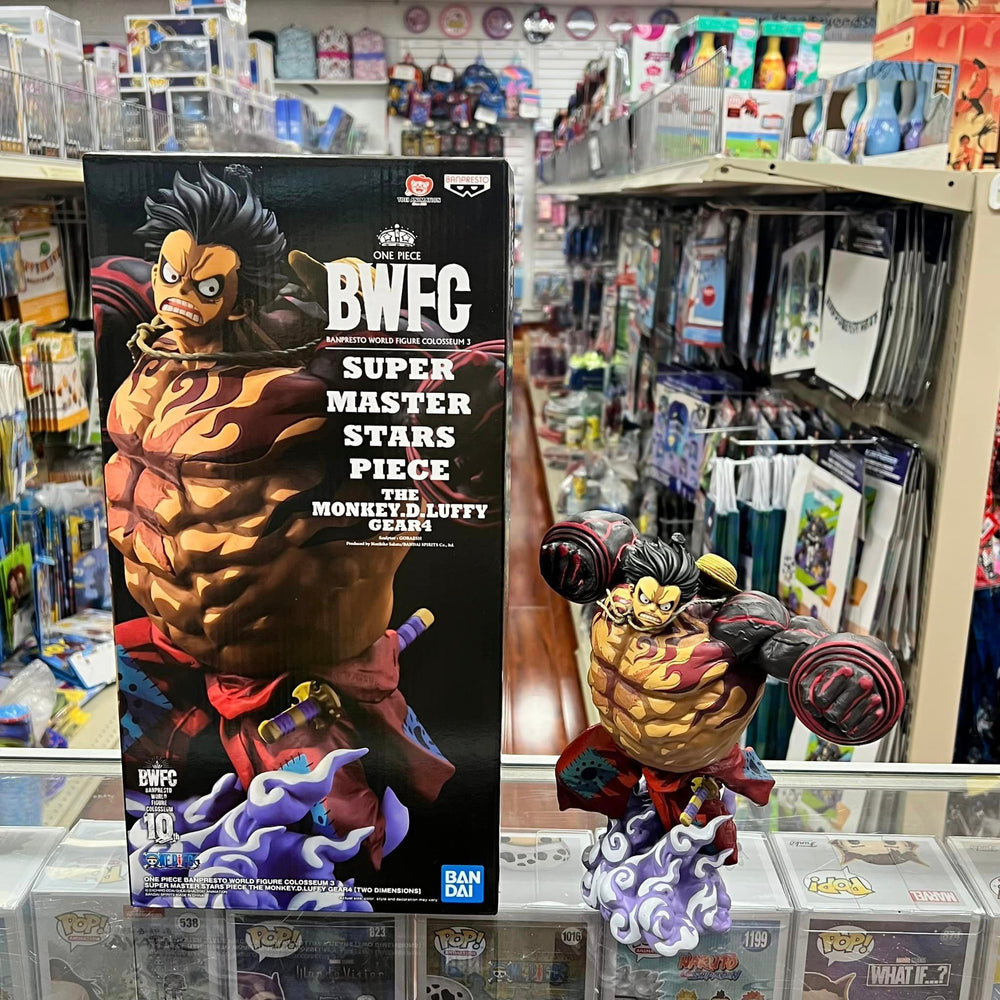 BANDAI BANPRESTO One Piece Monkey Luffy Gear 4 2D Master Stars Piece S ...