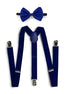 Royal Blue Matching Set Suspender and Bow Tie — Beyond Collectibles