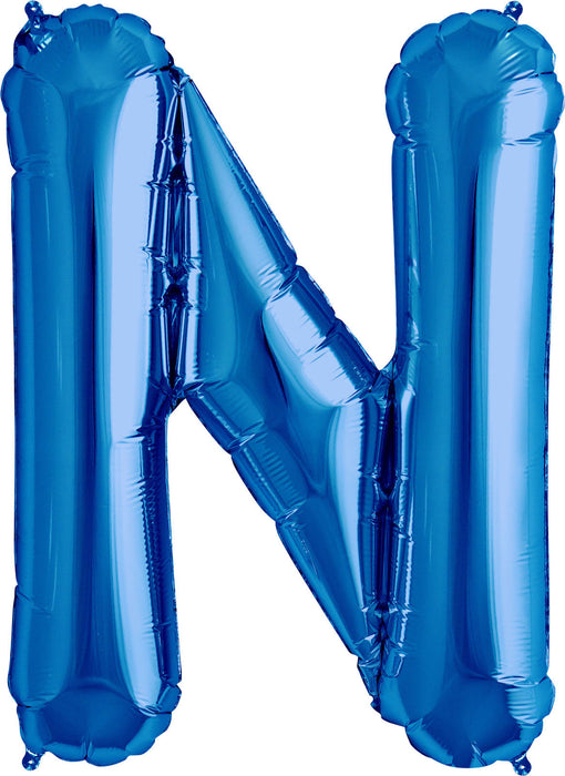 Royal Blue Letter N